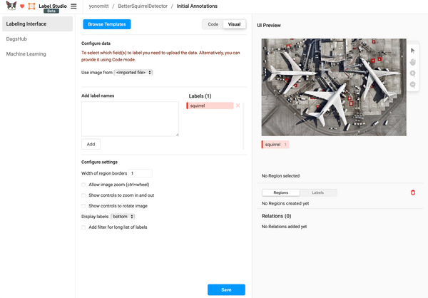 End-2-End Active Learning Using DVC, MLflow, Label Studio, and DagsHub